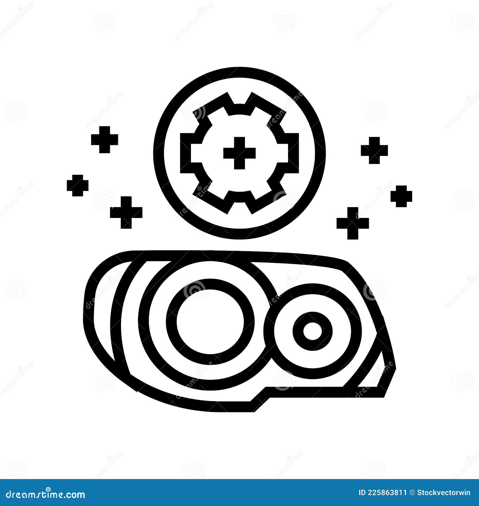 Restoration Line Icons Collection. Renewal, Revival, Rehabilitate ...