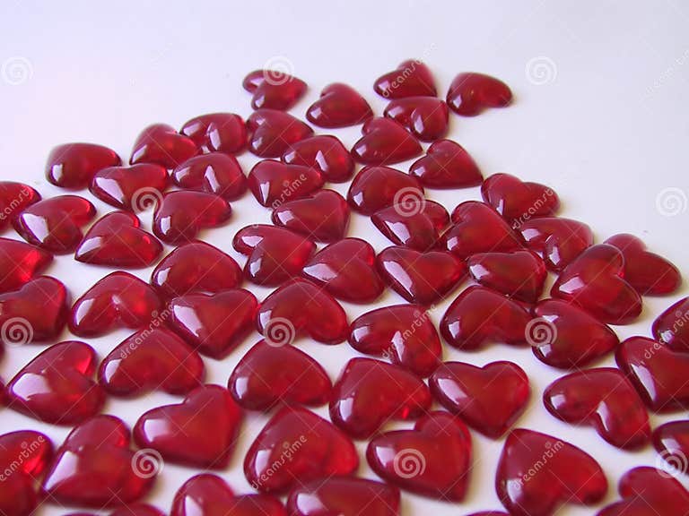 Plastic hearts stock image. Image of scarlet, plenty, love - 3547