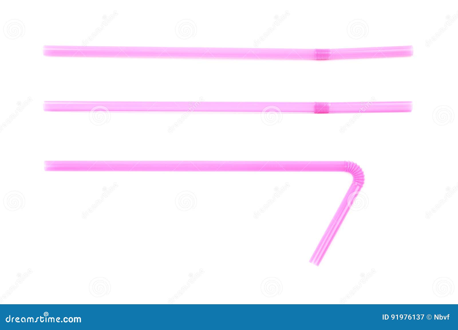 Plastic Het Drinken Geïsoleerd Stro Stock Afbeelding - Image of stro ...