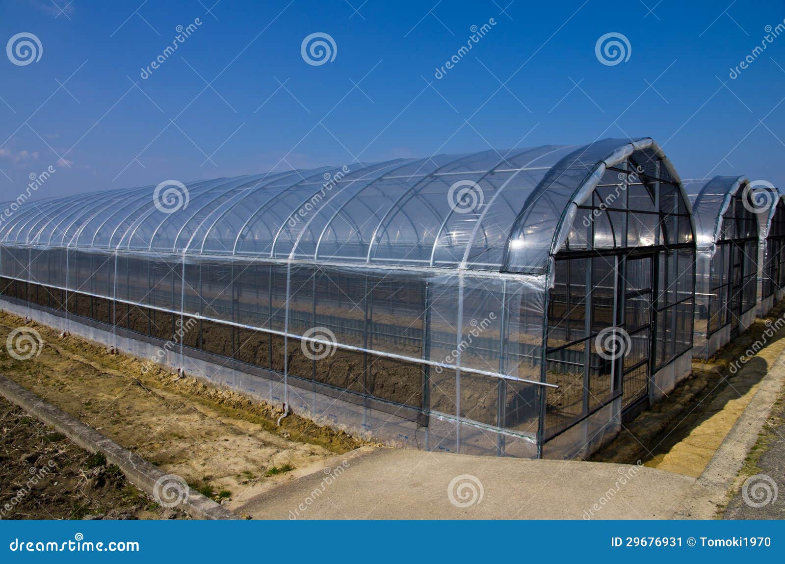 Plastic hothouse stock image. Image of plastic, hothouse - 29676931