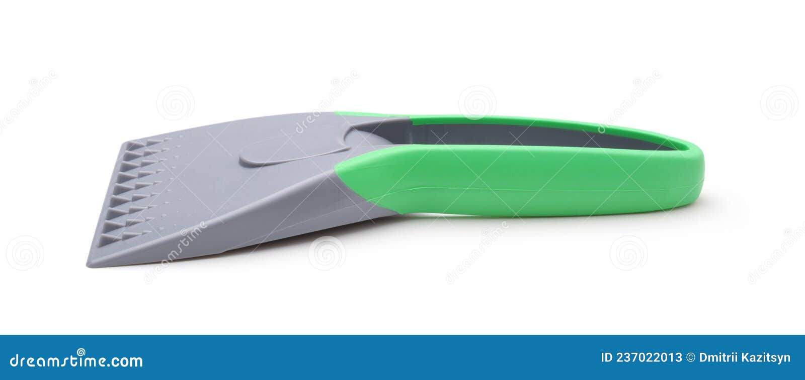 Plastic Ice Scraper Isolated on White Stock Image - Image of green ...