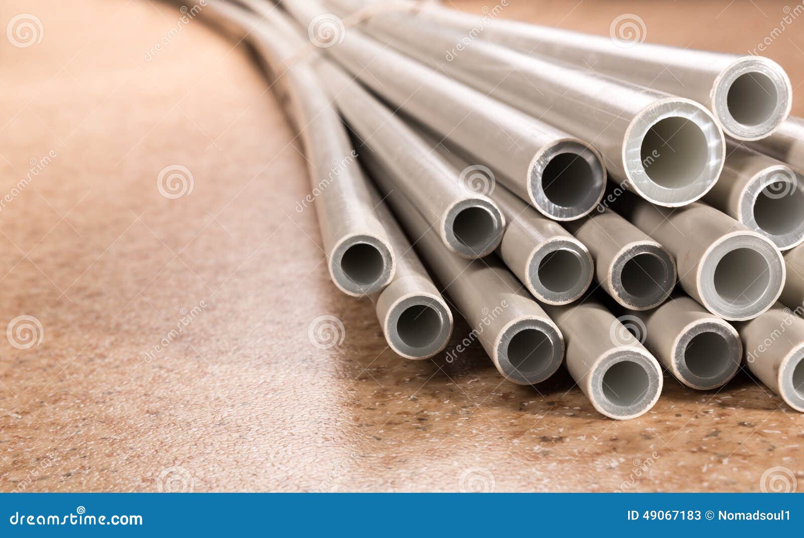 Plastic industrial tubes stock image. Image of acrylic - 49067183