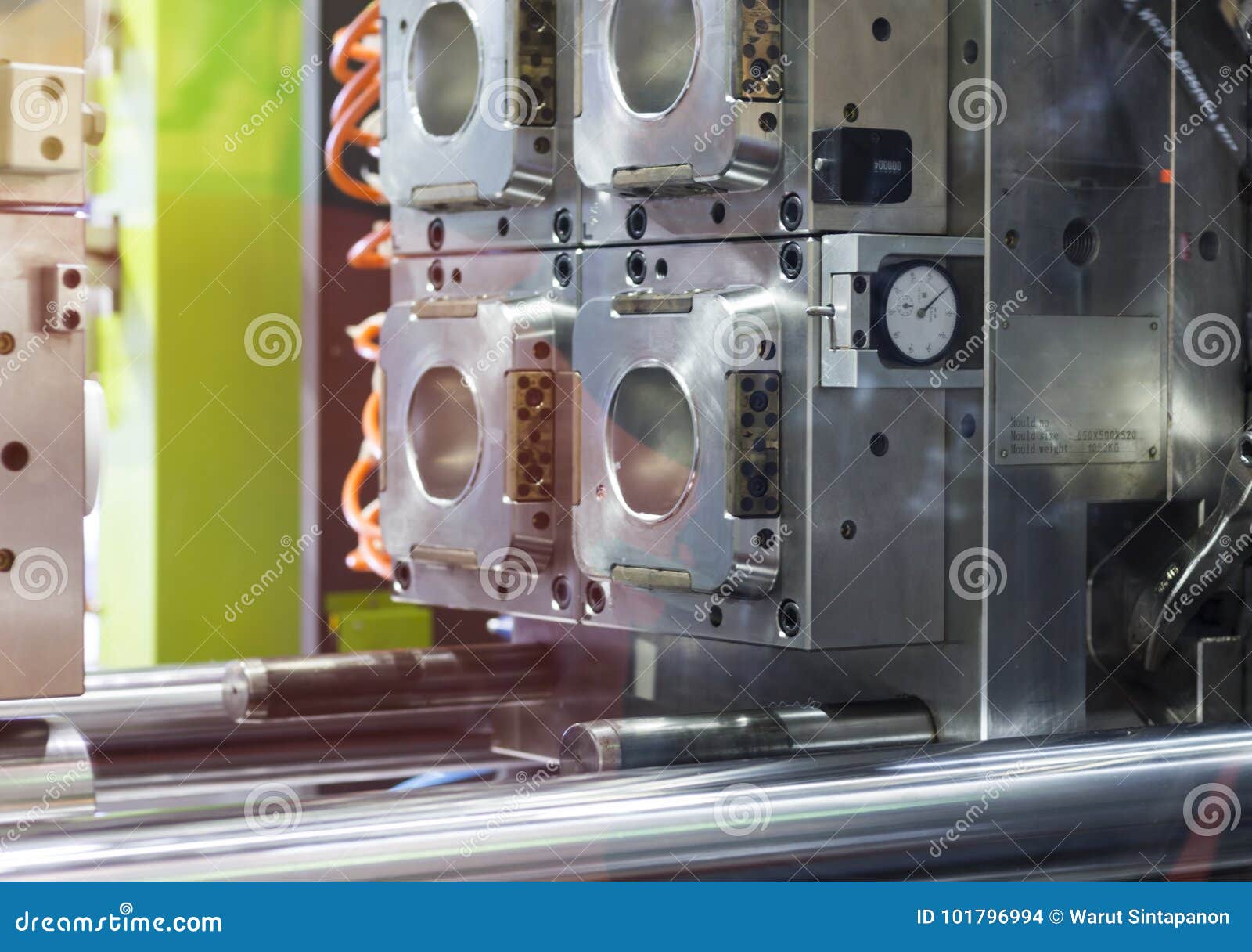 Plastic inJection machine stock photo. Image of equipment - 101796994