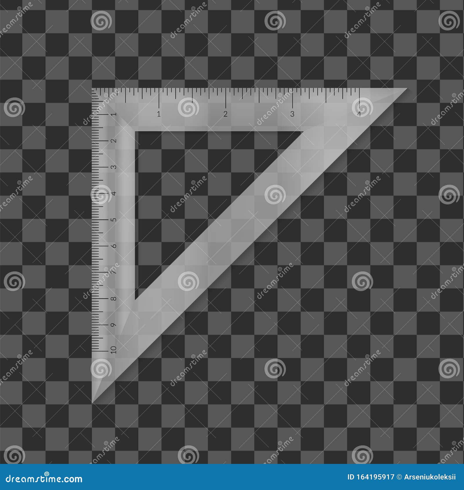 Plastic Isosceles Triangle Cartoon Vector | CartoonDealer.com #156159701