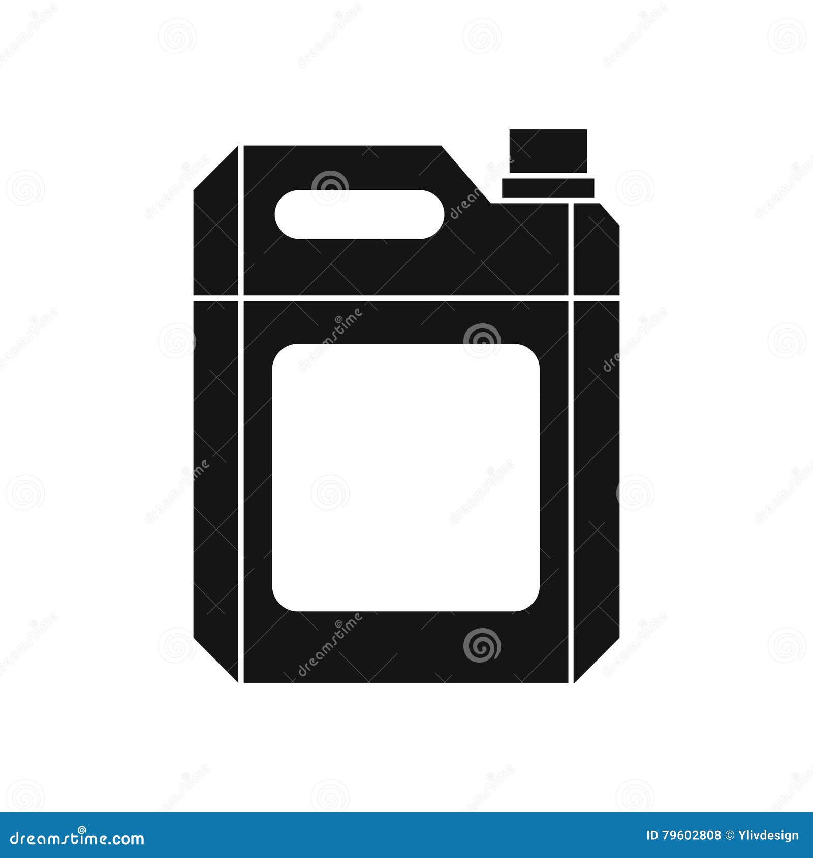 Plastic Jerry Can Icon, Simple Style Stock Vector - Illustration of ...