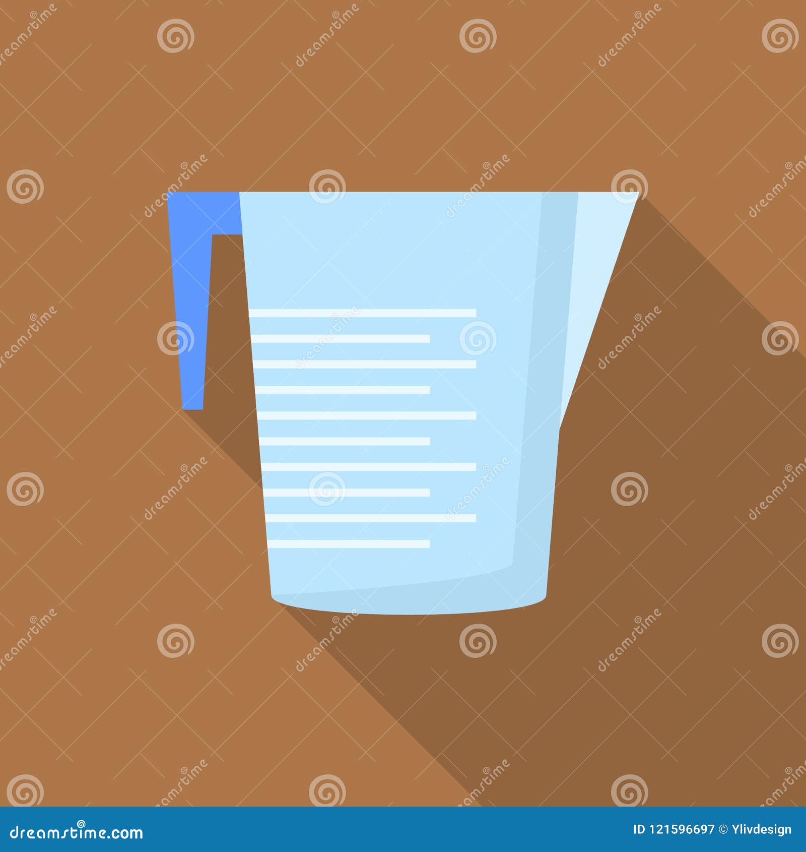 Plastic Jug Icon, Flat Style Stock Vector - Illustration of kitchenware ...