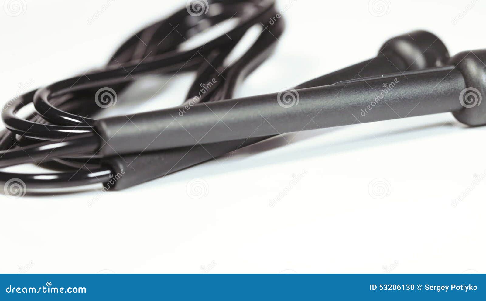 Plastic jump rope stock footage. Video of isolated, jump - 53206130