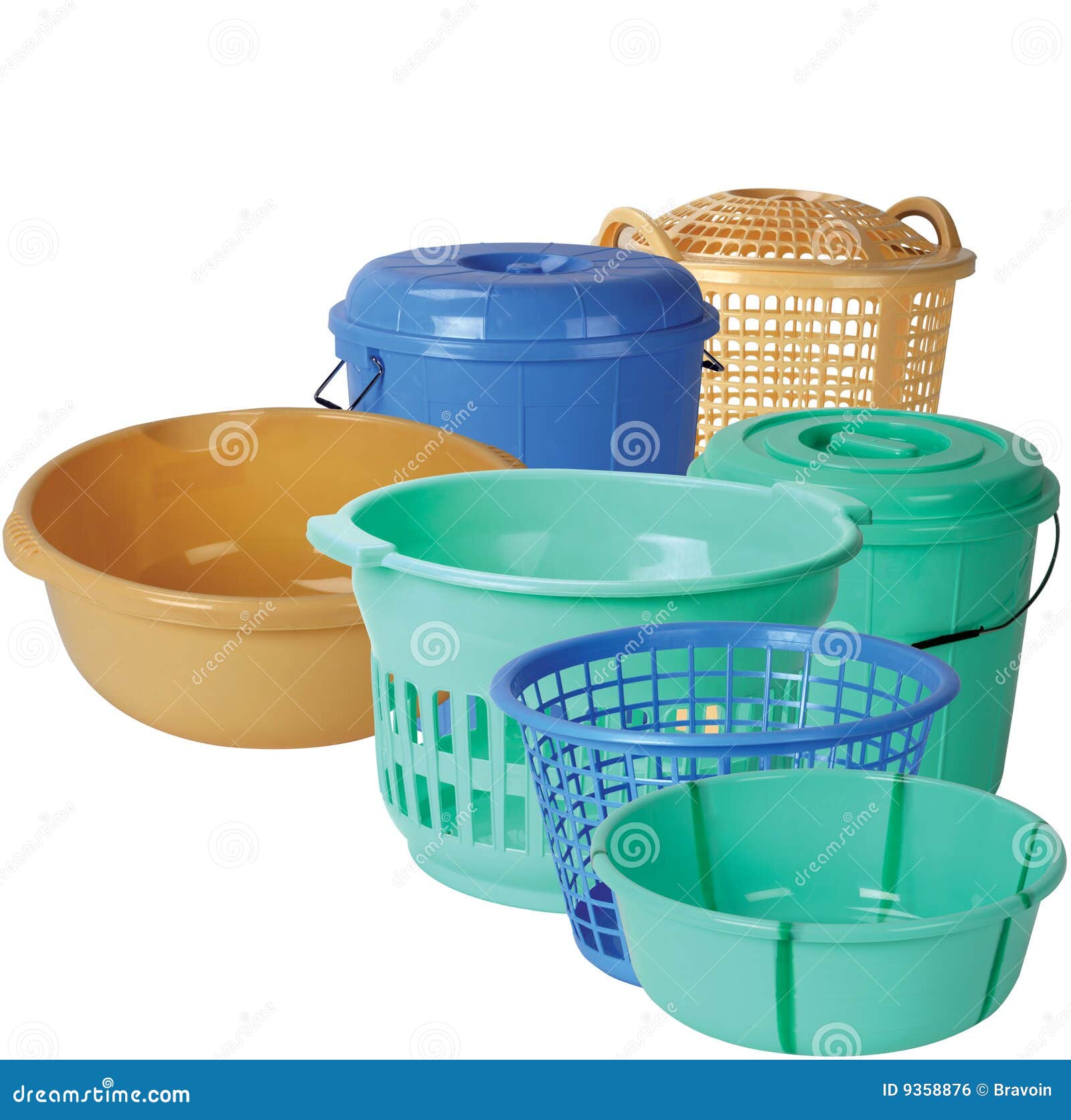 Plastic Kitchen Equipments stock photo. Image of colour - 9358876