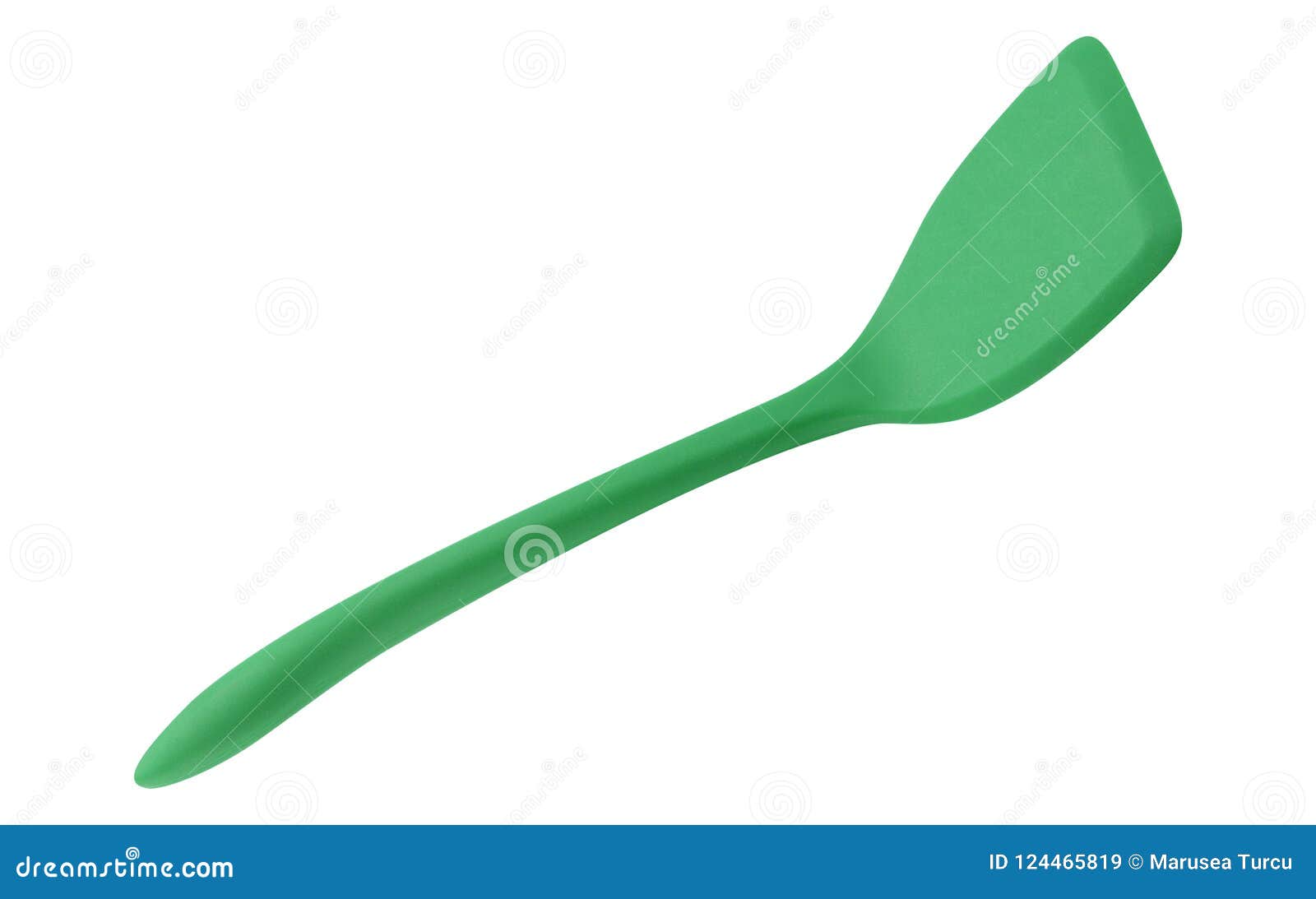 Plastic Kitchen Spatula Isolated Stock Image - Image of skimmer, home ...