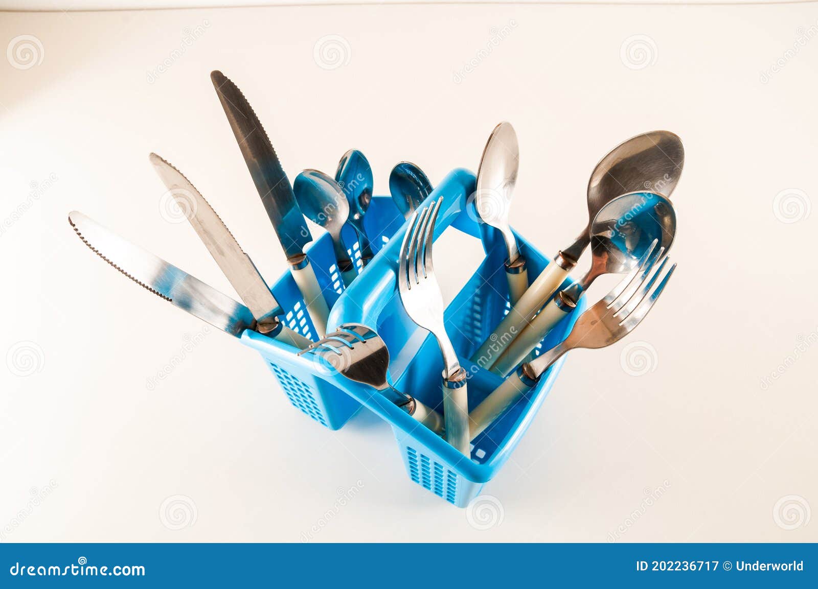 Plastic kitchen utensils stock image. Image of cook - 202236717