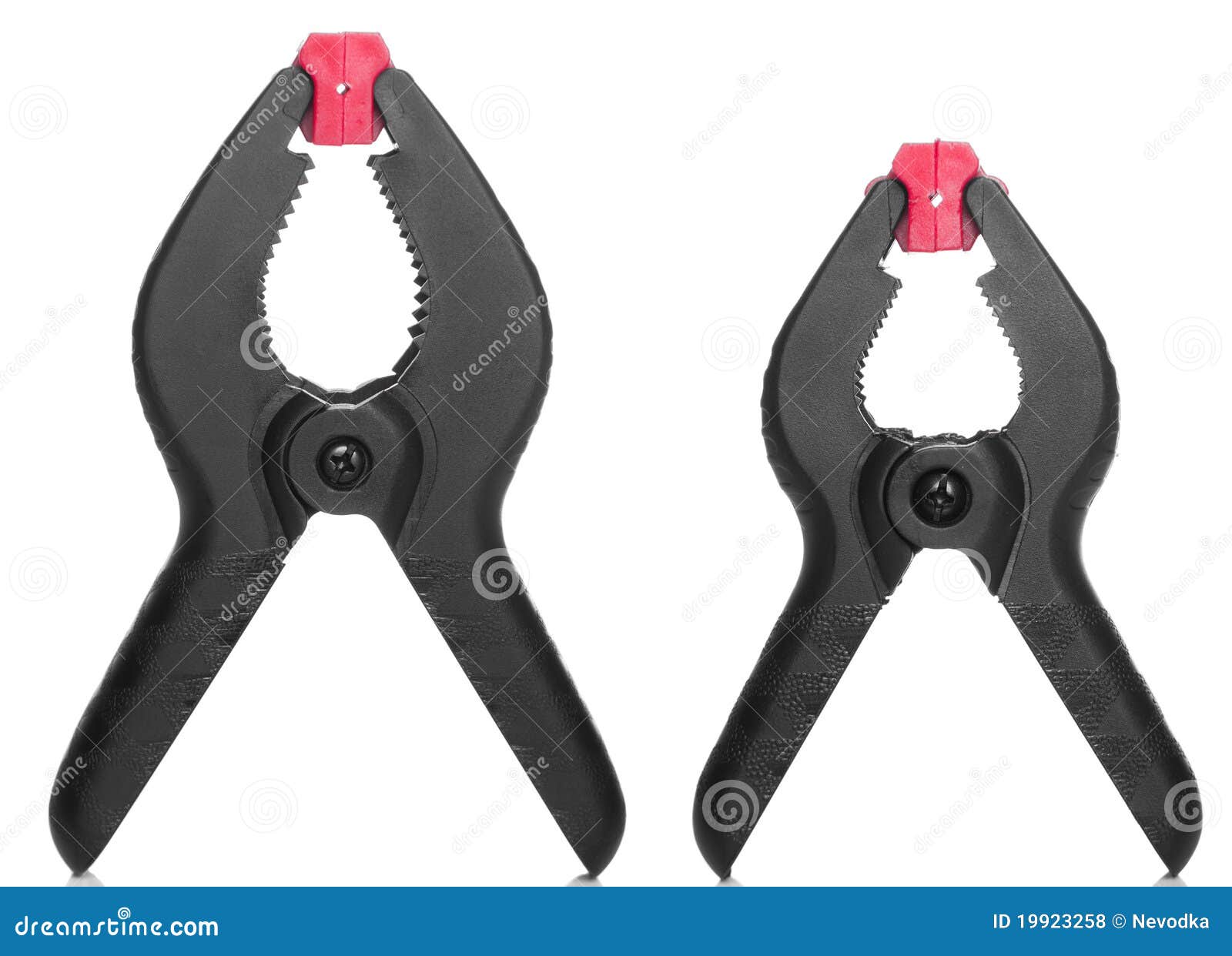 Plastic klem stock foto. Image of zwart, hangen, vastmaken - 19923258