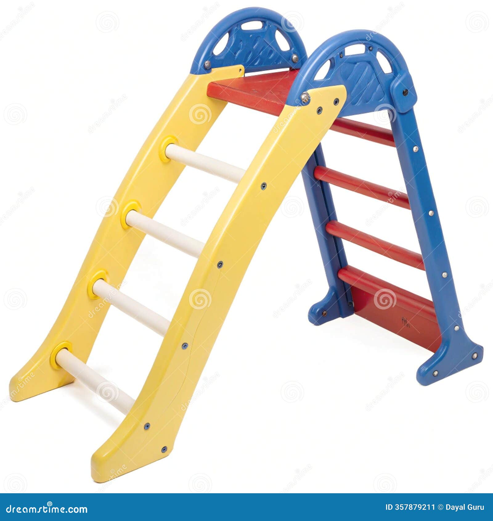 Plastic Ladder Play Structure on Transparent Background Stock ...