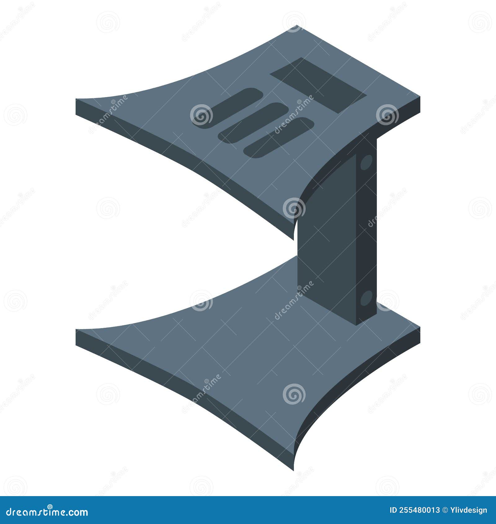 Plastic Laptop Stand Icon Isometric Vector. Desk Table Stock ...