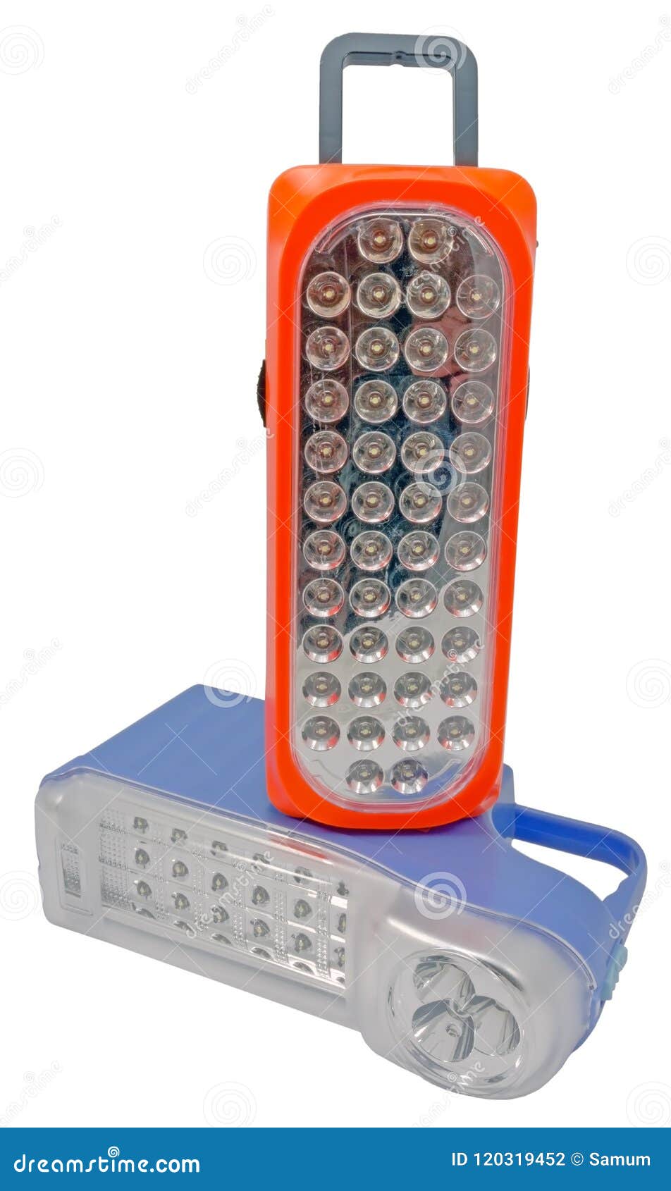 Plastic led flashlights stock photo. Image of bulb, tool - 120319452