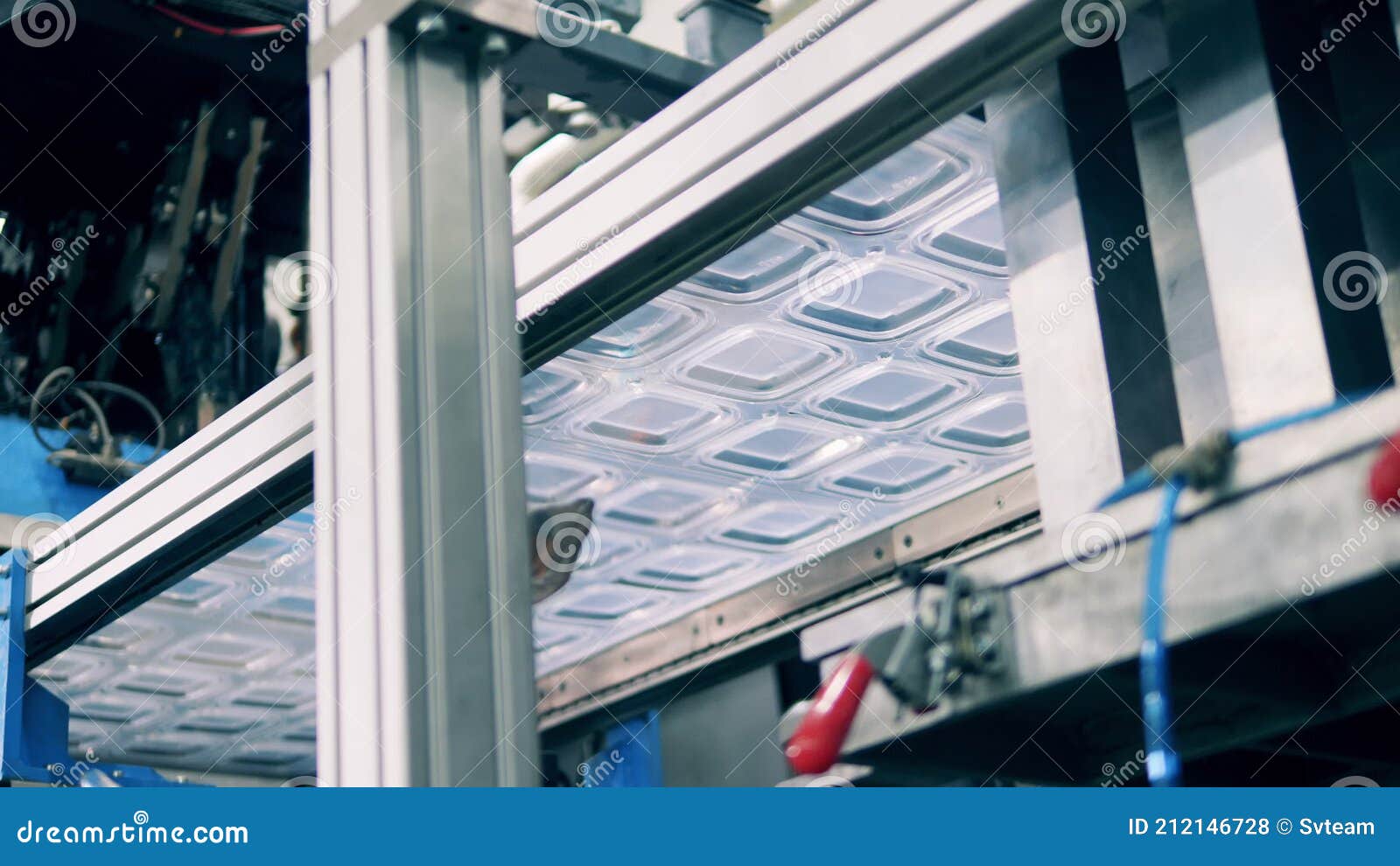 Plastic Lid Production Process at a Factory Stock Footage - Video of ...