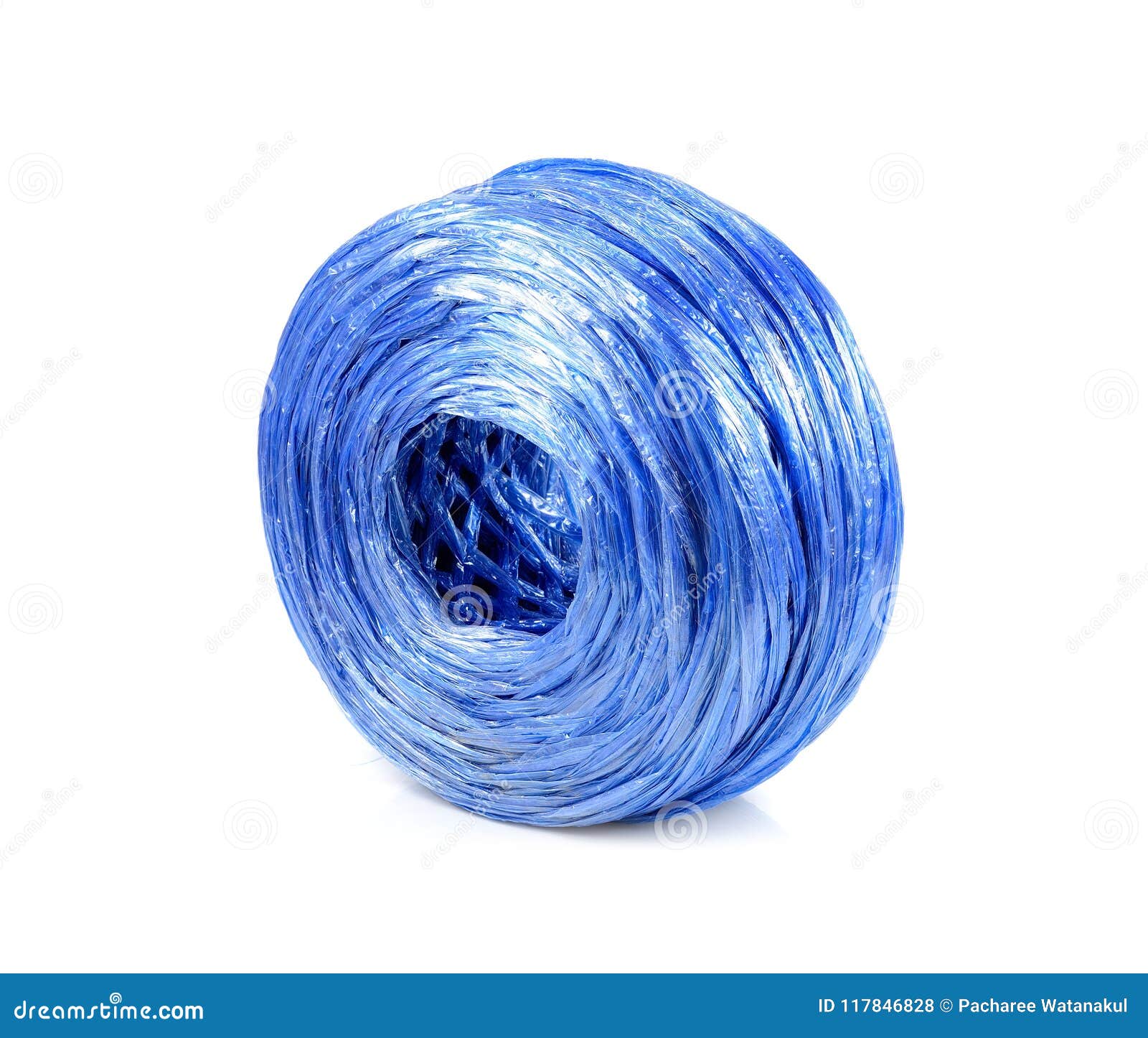 Plastic Line Rope Isolated on White Background Stock Photo - Image of ...