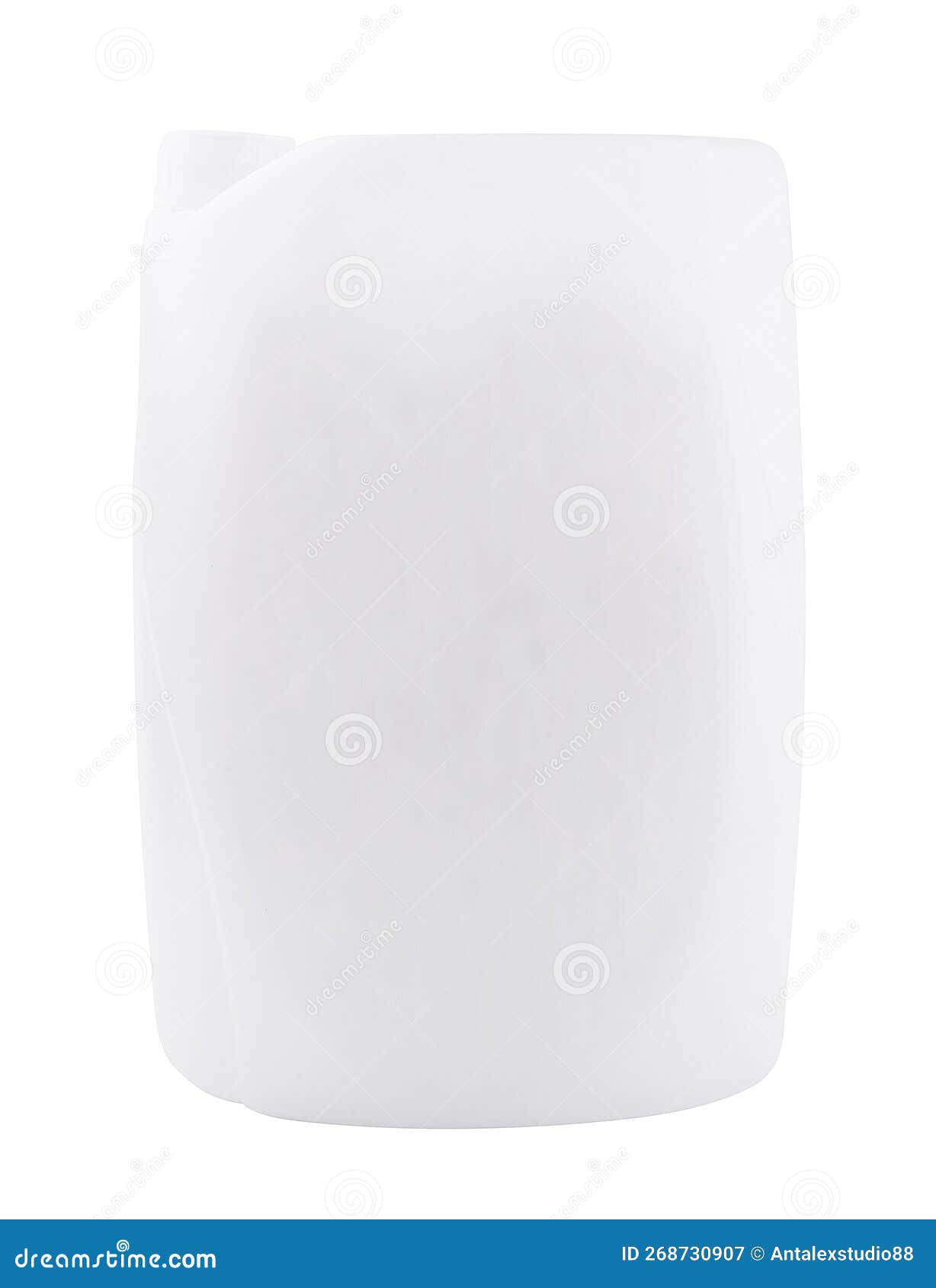 Plastic Liquid Canister Isolated on White Stock Image - Image of barrel ...