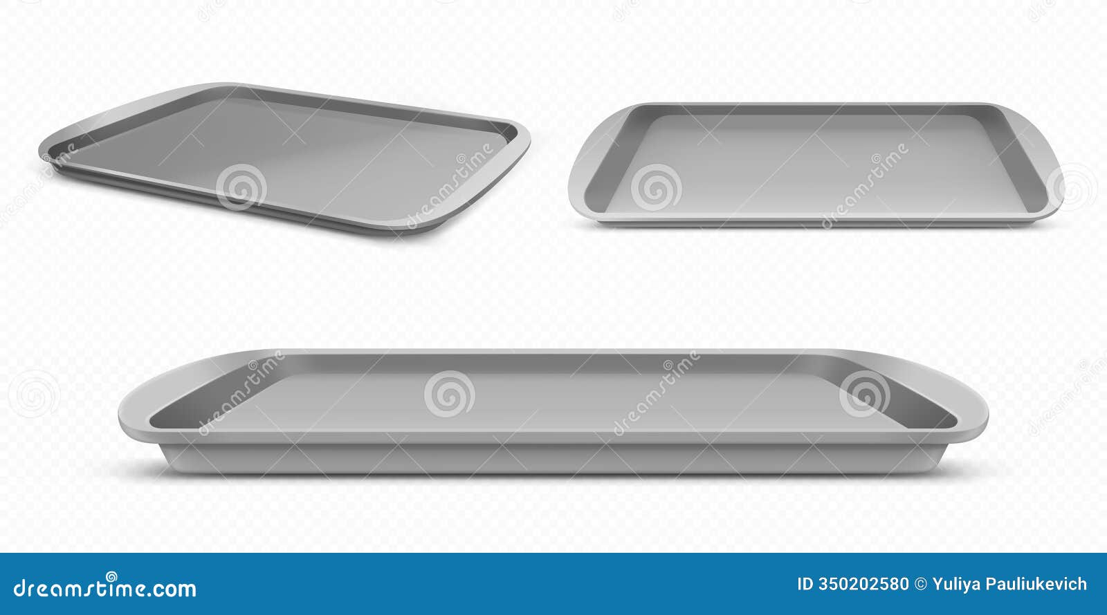Lunch Tray With Sandwich Sausages And Eggs Vector Illustration ...