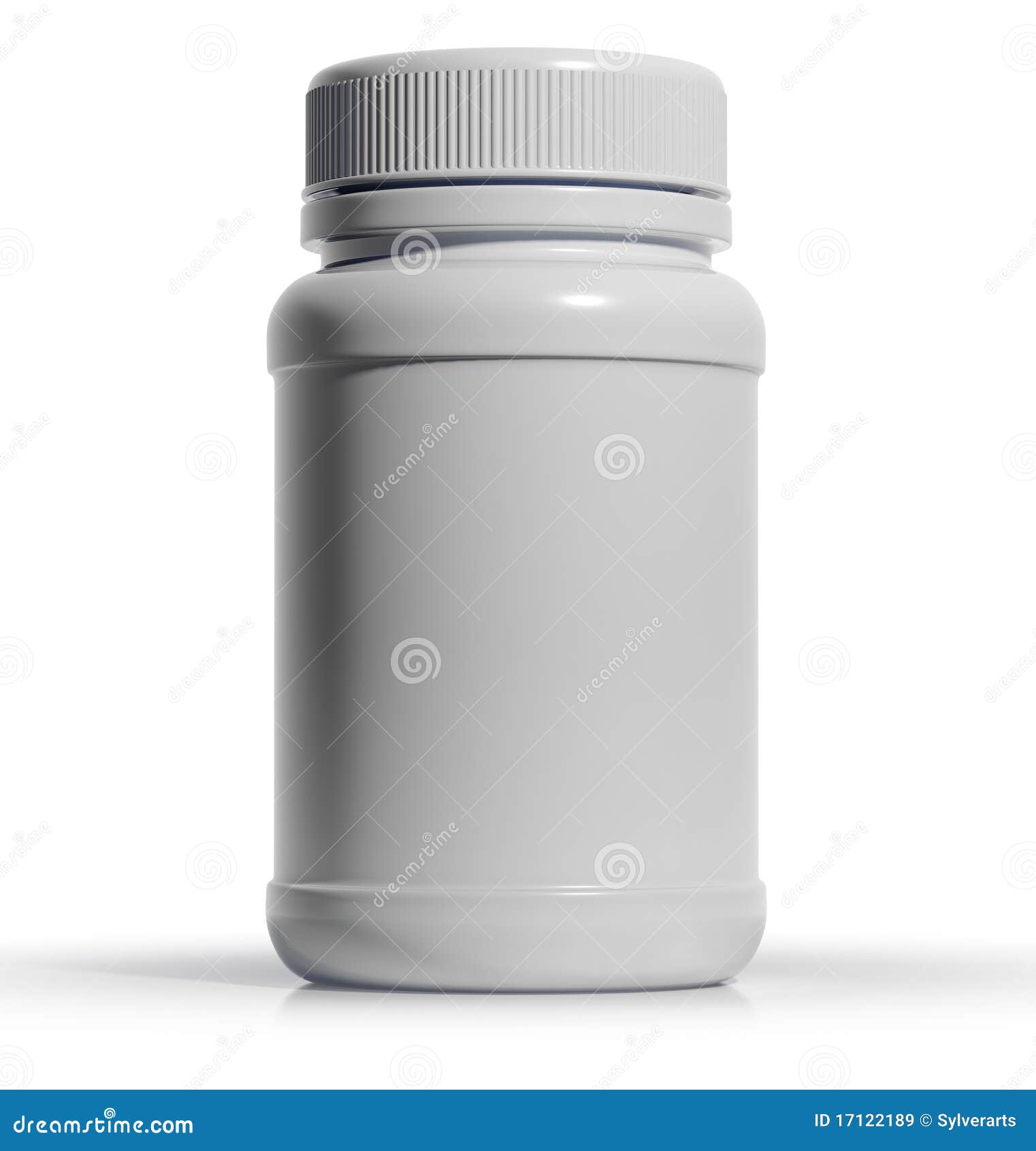 Plastic Medical Container for Pills or Capsules Stock Illustration ...