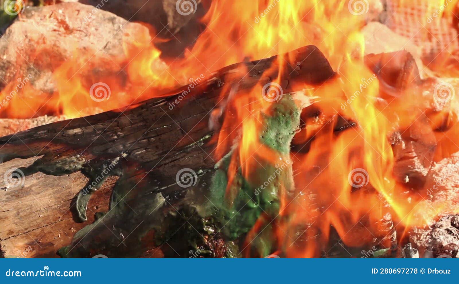 Plastic Melting and Burning in Fire Stock Footage - Video of fire ...