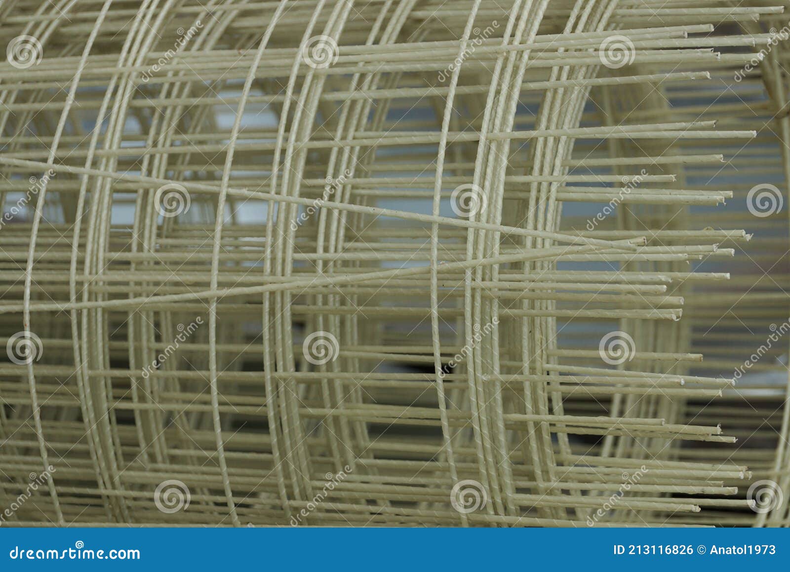 Plastic Mesh Texture in a Roll Stock Photo - Image of protection ...