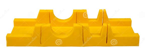 Plastic mitre box on white stock image. Image of plastic - 68676303