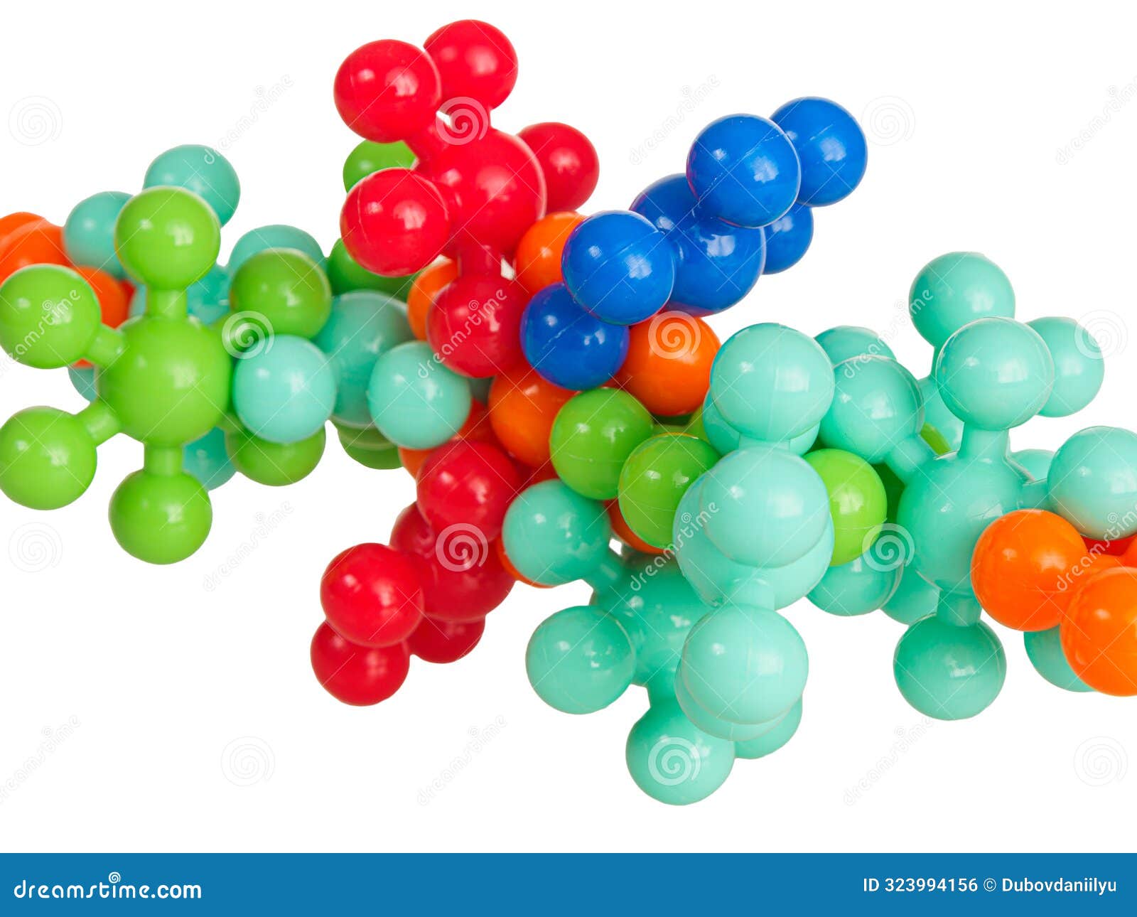 Plastic Model of Chemical Elements of Protein Molecules, Isolated on ...