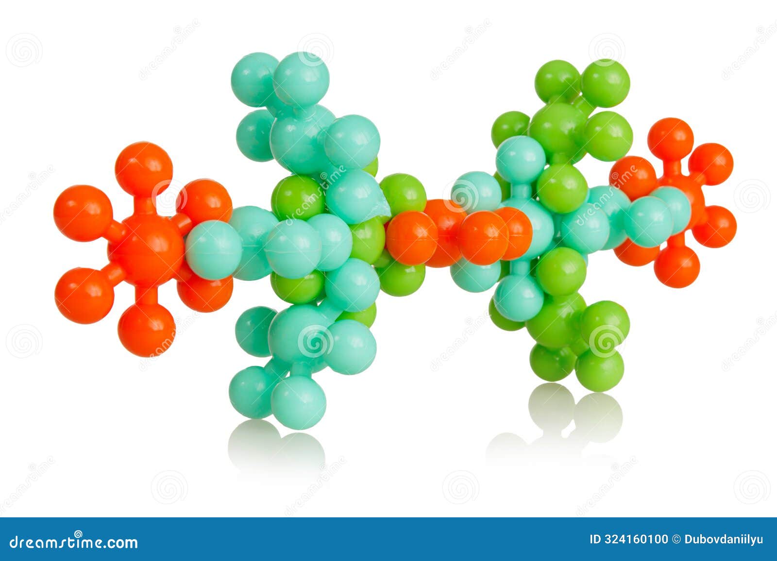 Plastic Model of Chemical Elements of Protein Molecules, Isolated on ...