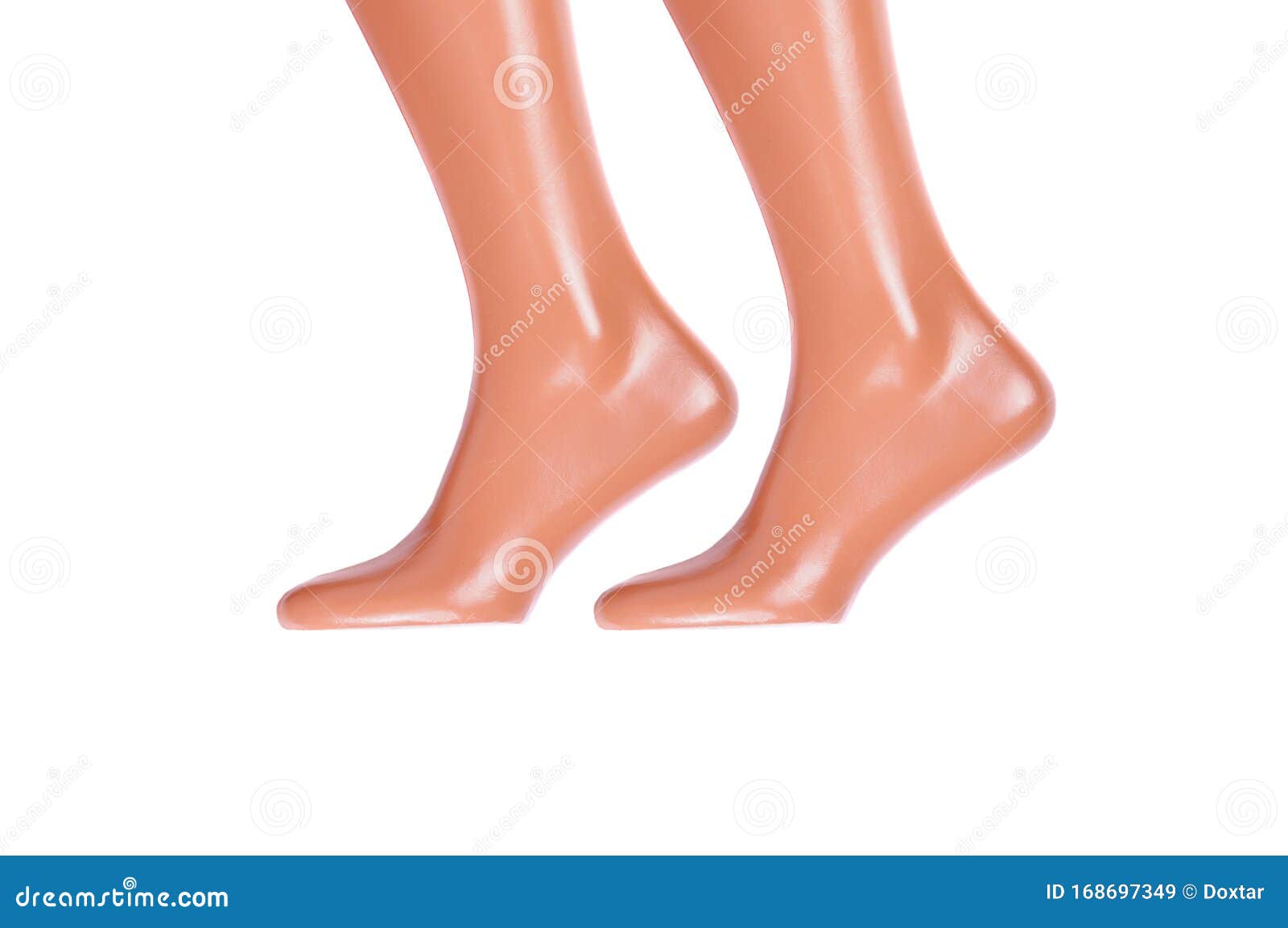 Plastic Model Legs on White Background Stock Image - Image of dummy ...