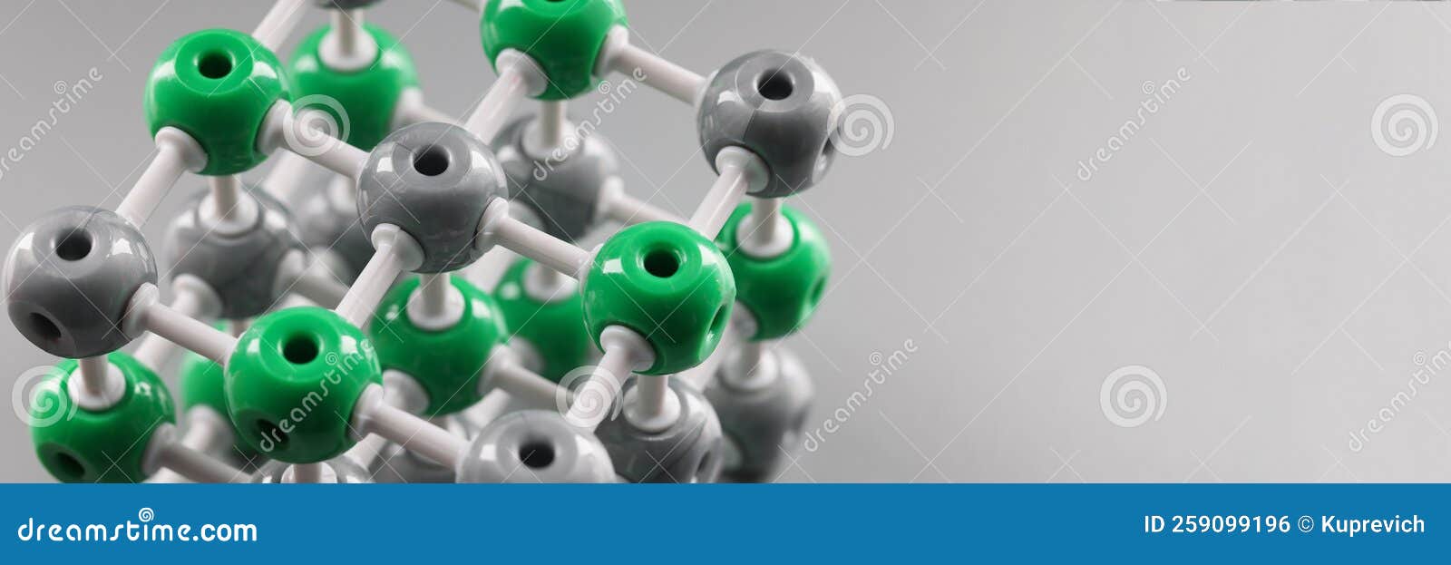 Plastic Model of a Molecule, Crystal Lattice of an Atom Stock Photo ...