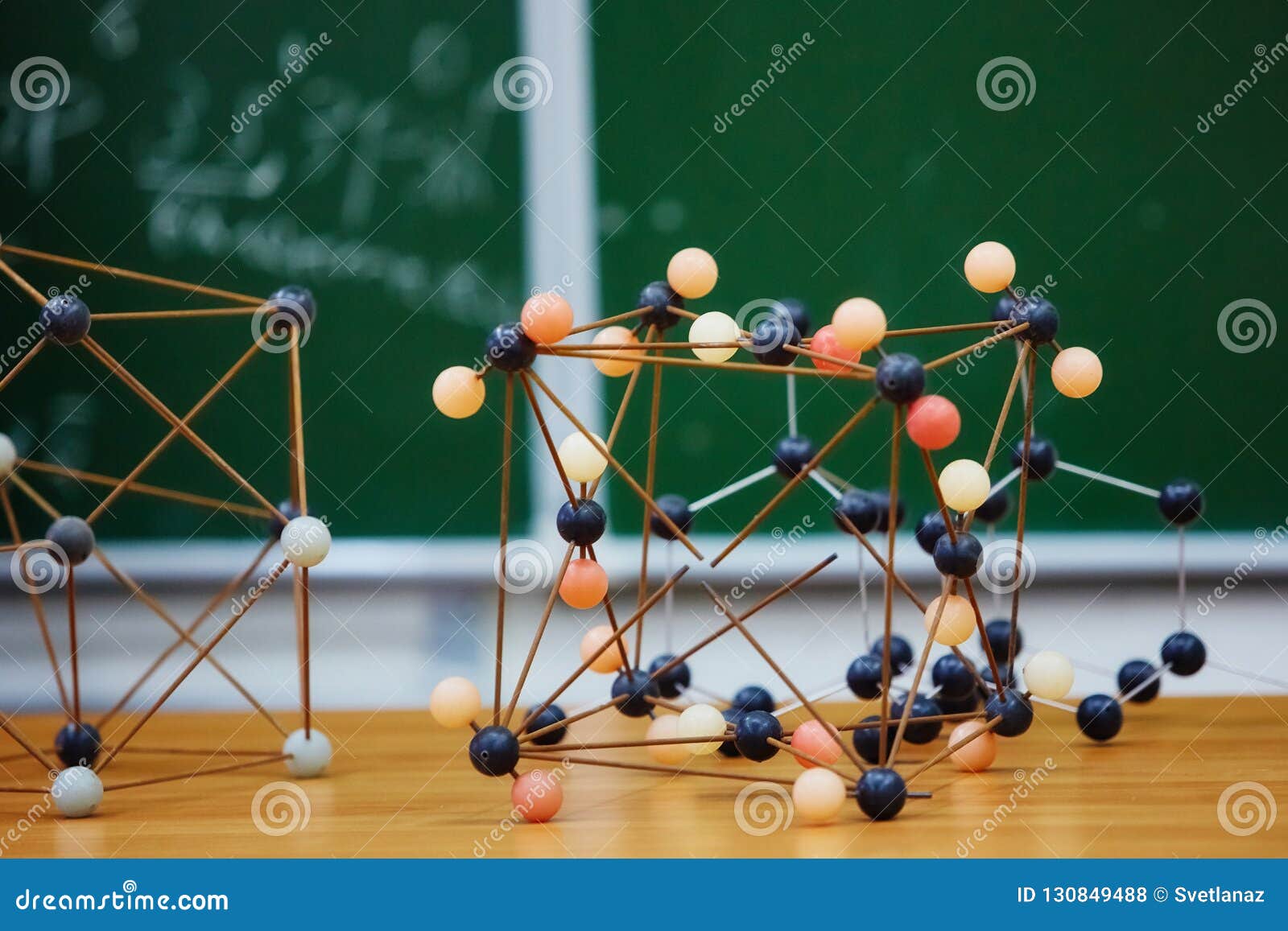 Plastic Molecular Structure Modeling Kit Royalty-Free Stock Photography ...