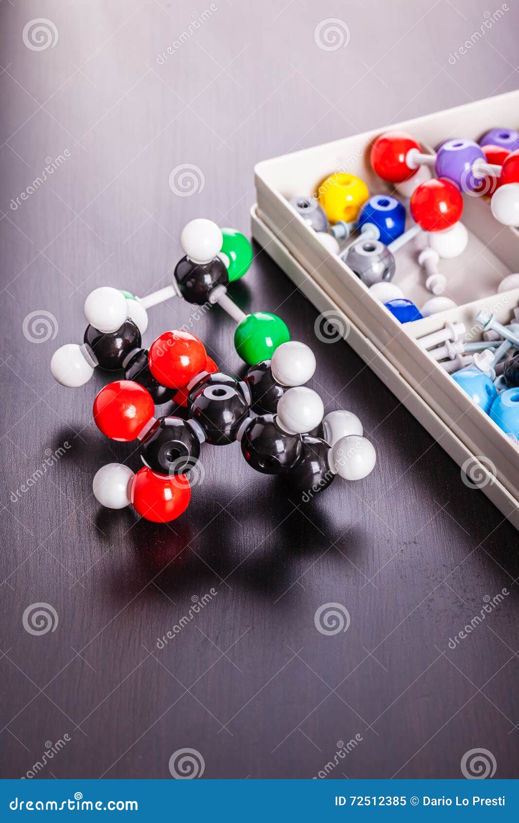 Plastic Molecule Structure Modeling Kit Royalty-Free Stock Photo ...