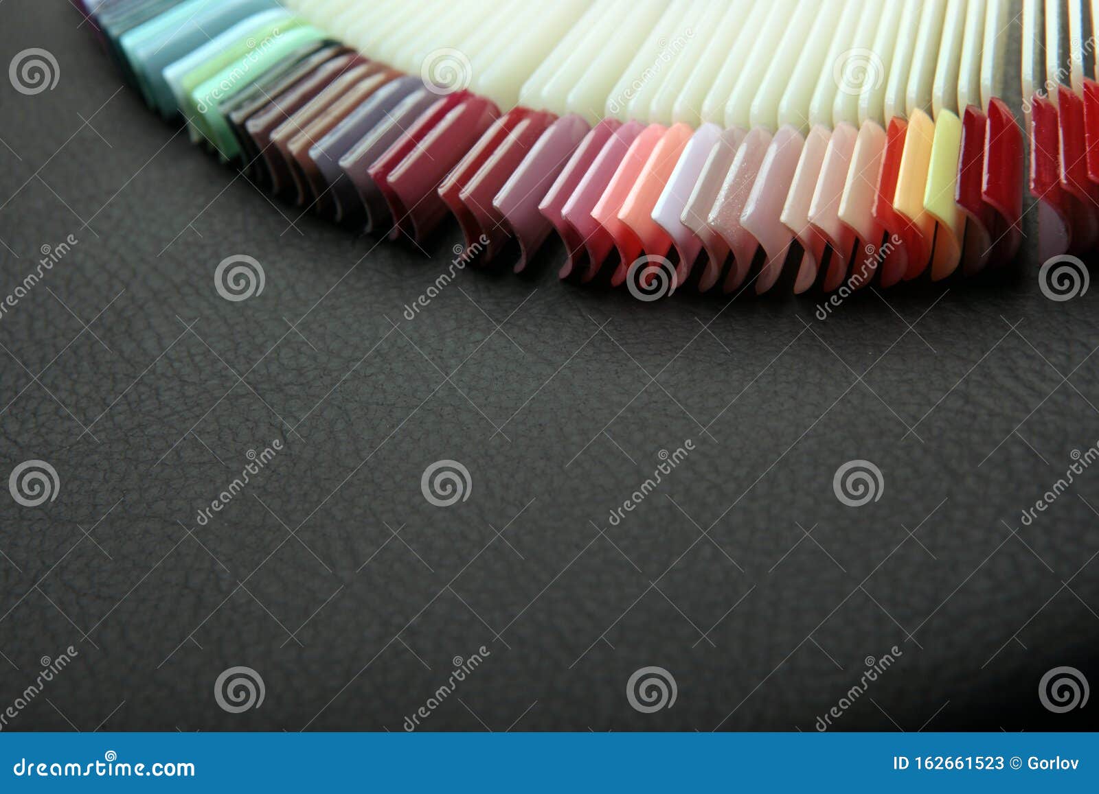 Plastic Nail Natural Leather Background Stock Image - Image of ...