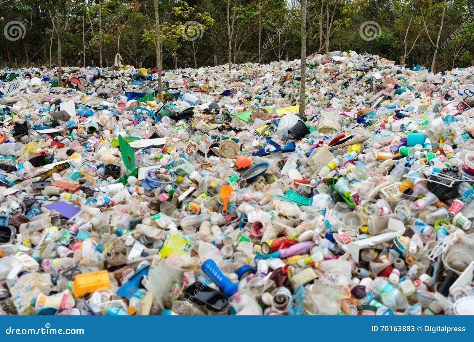 Plastic in the nature stock image. Image of dump, resource - 70163883