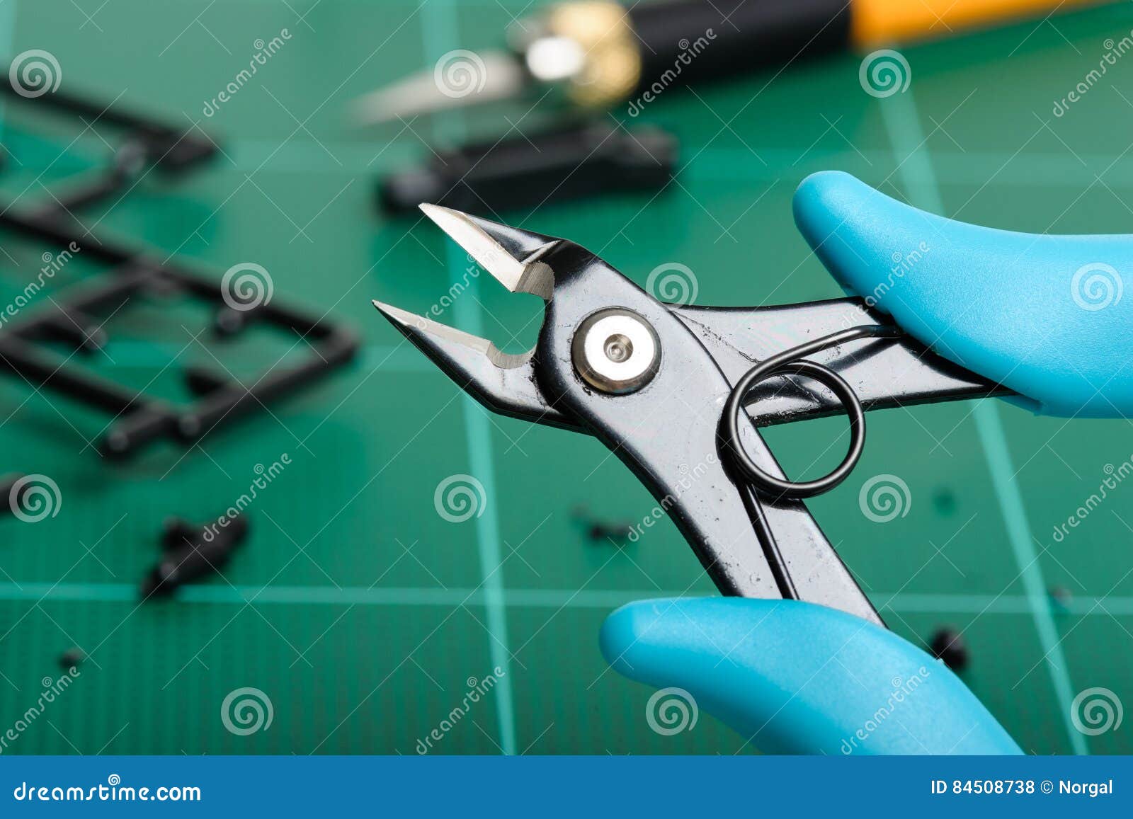 Plastic nippers stock photo. Image of model, pliers, nippers - 84508738