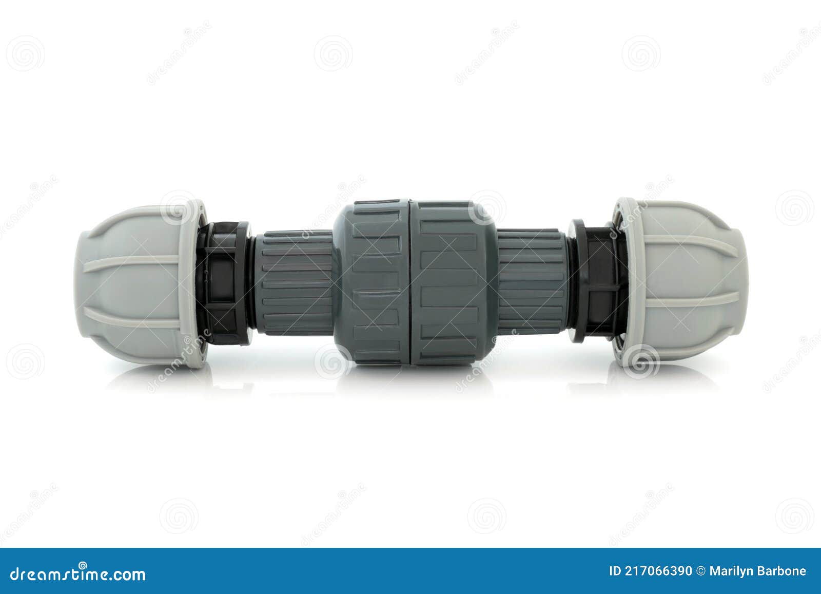 MDPE Non Return Valve Plumbing Fitting Stock Photo | CartoonDealer.com ...