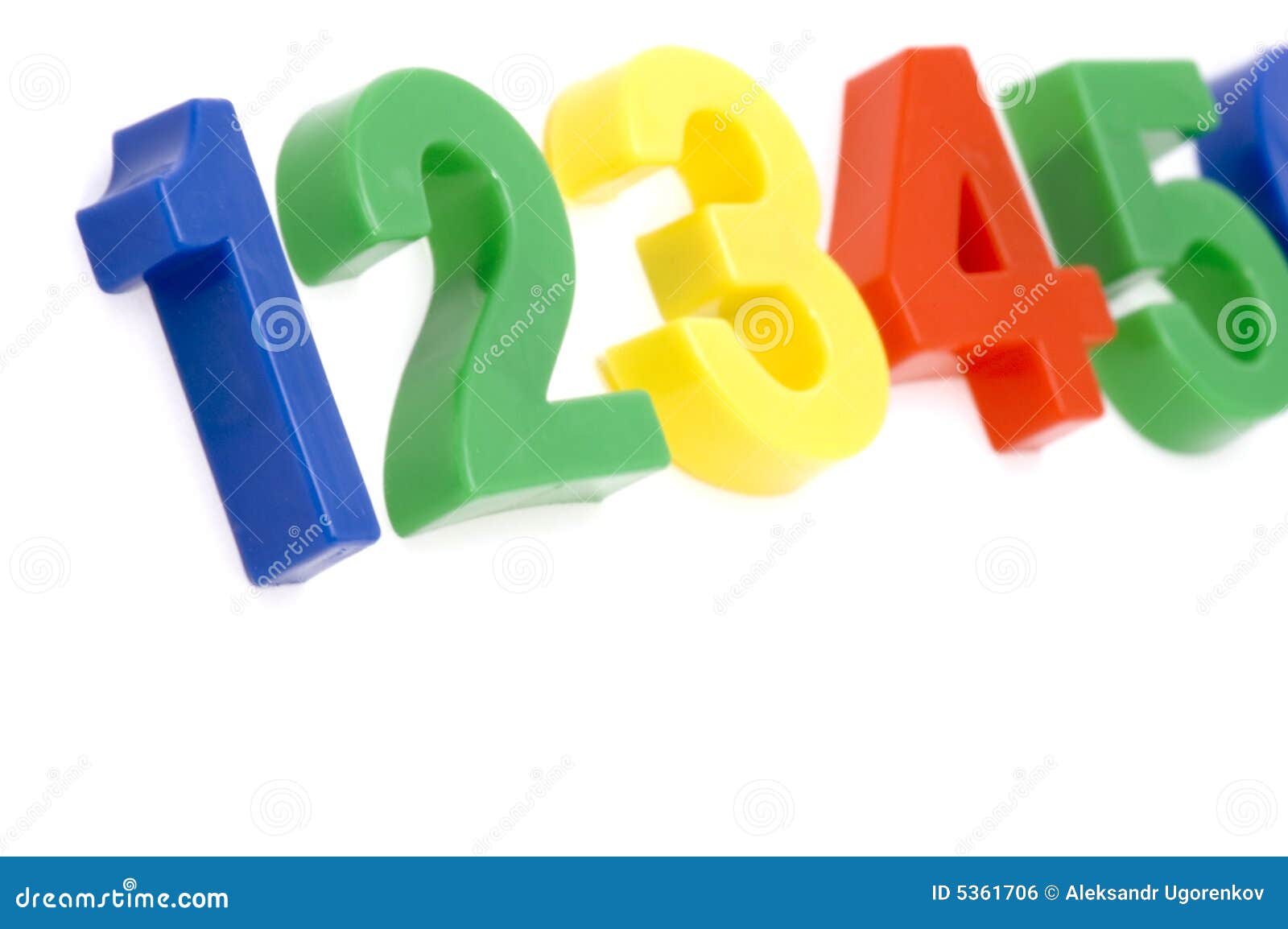Plastic number close up stock photo. Image of mathematical - 5361706