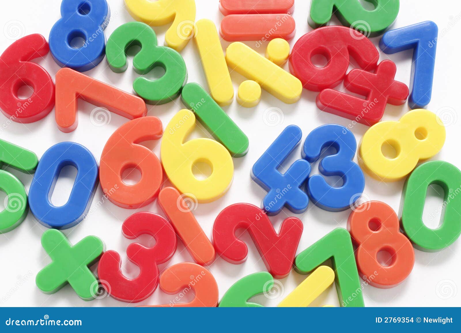 Plastic Numbers stock photo. Image of amusement, learn - 2769354