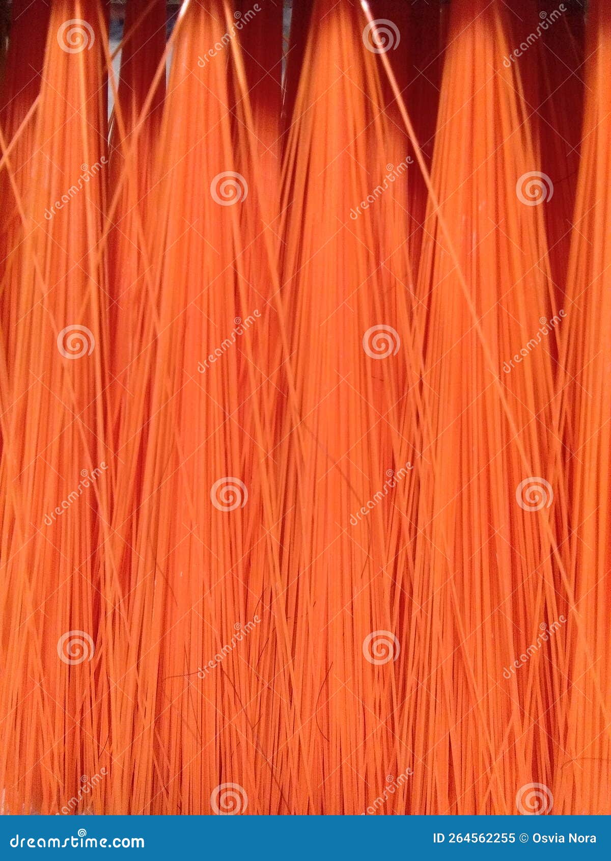 This Plastic Nylon is Orange in Color Stock Image - Image of hardwood ...