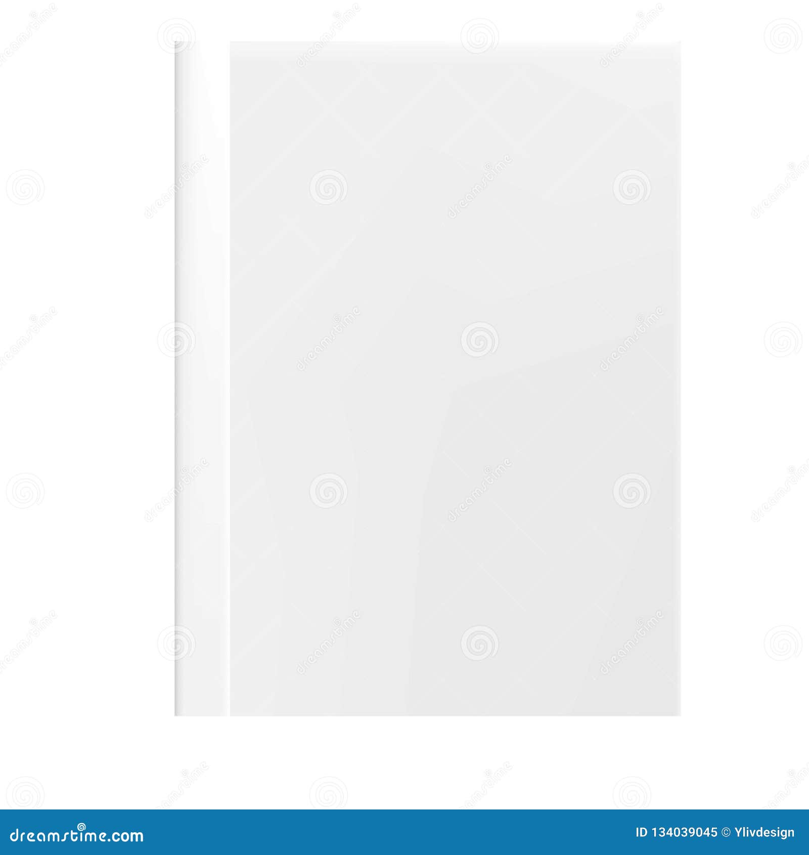 Plastic Office Folder Icon, Realistic Style Stock Vector - Illustration ...