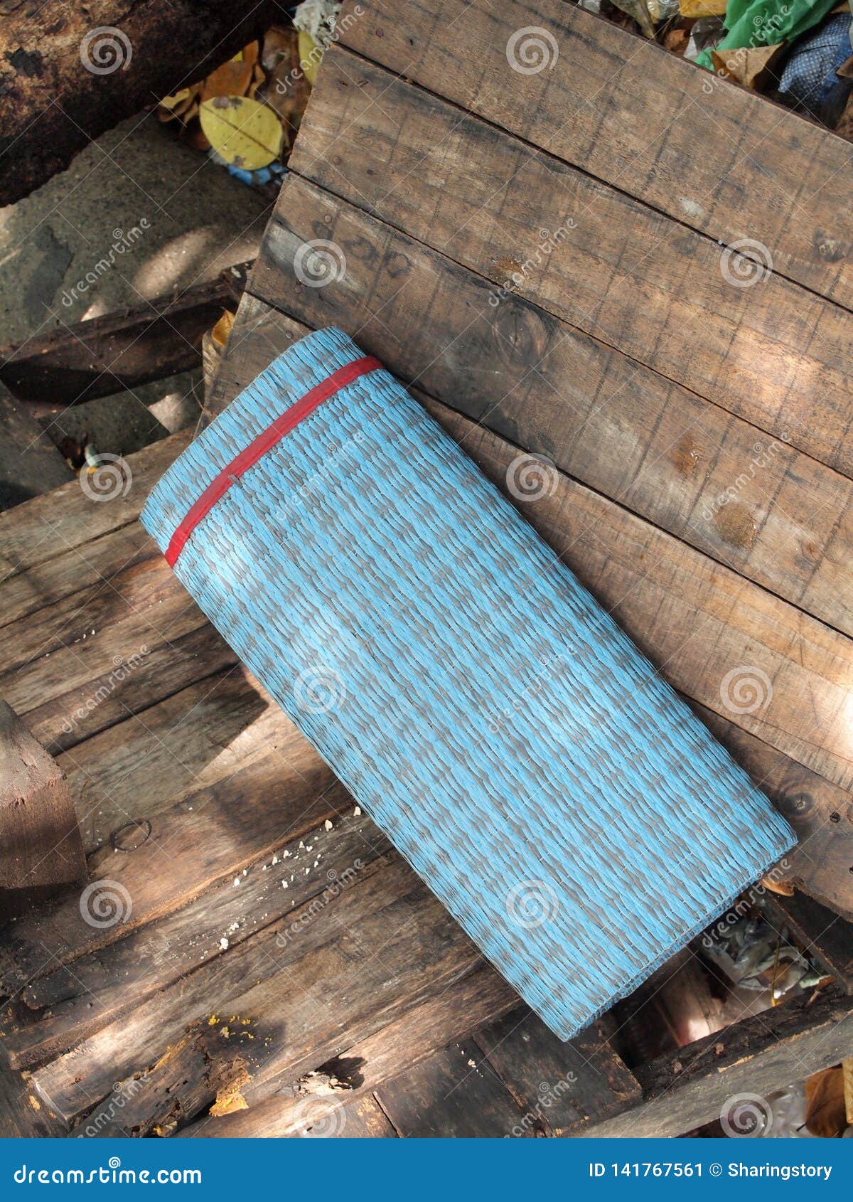 Plastic old mat stock image. Image of rows, stitched - 141767561