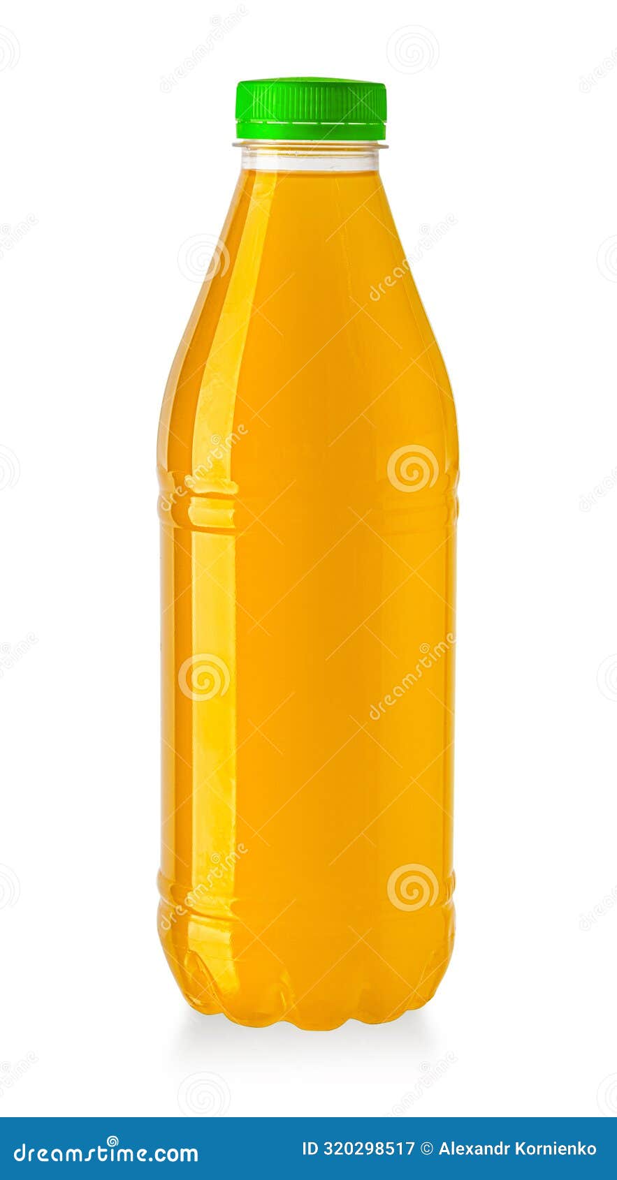 Plastic Orange Bottle Isolated Stock Image - Image of path, bottle ...