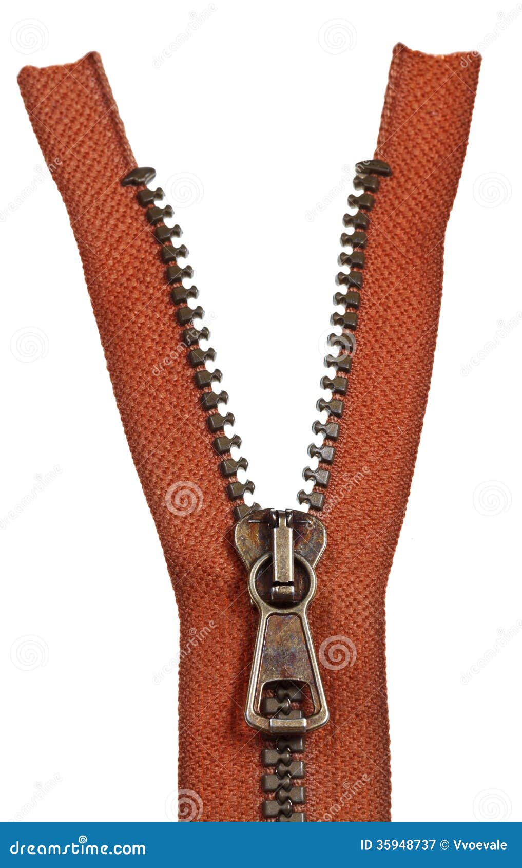 Plastic Orange Zip Fastener Close Up Stock Image - Image of fabric ...