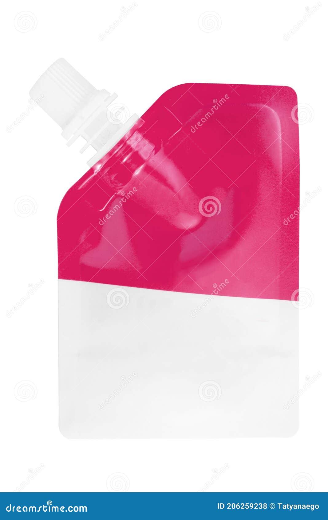 Plastic pack isolated stock photo. Image of liquid, product - 206259238