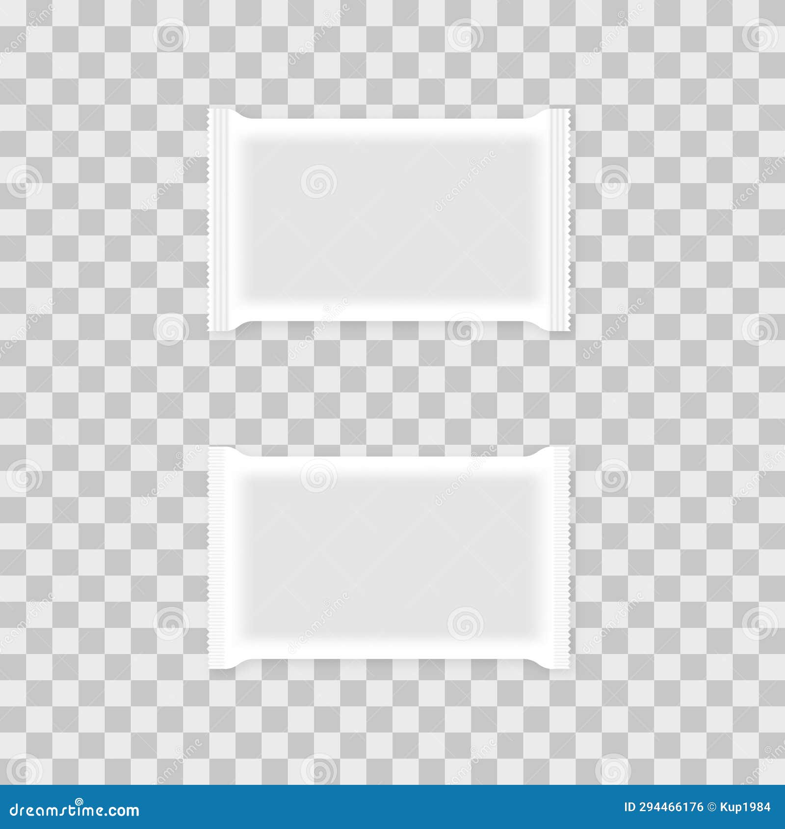 Plastic Packaging for Chocolate Wafers, 3D Vector Illustration Stock ...