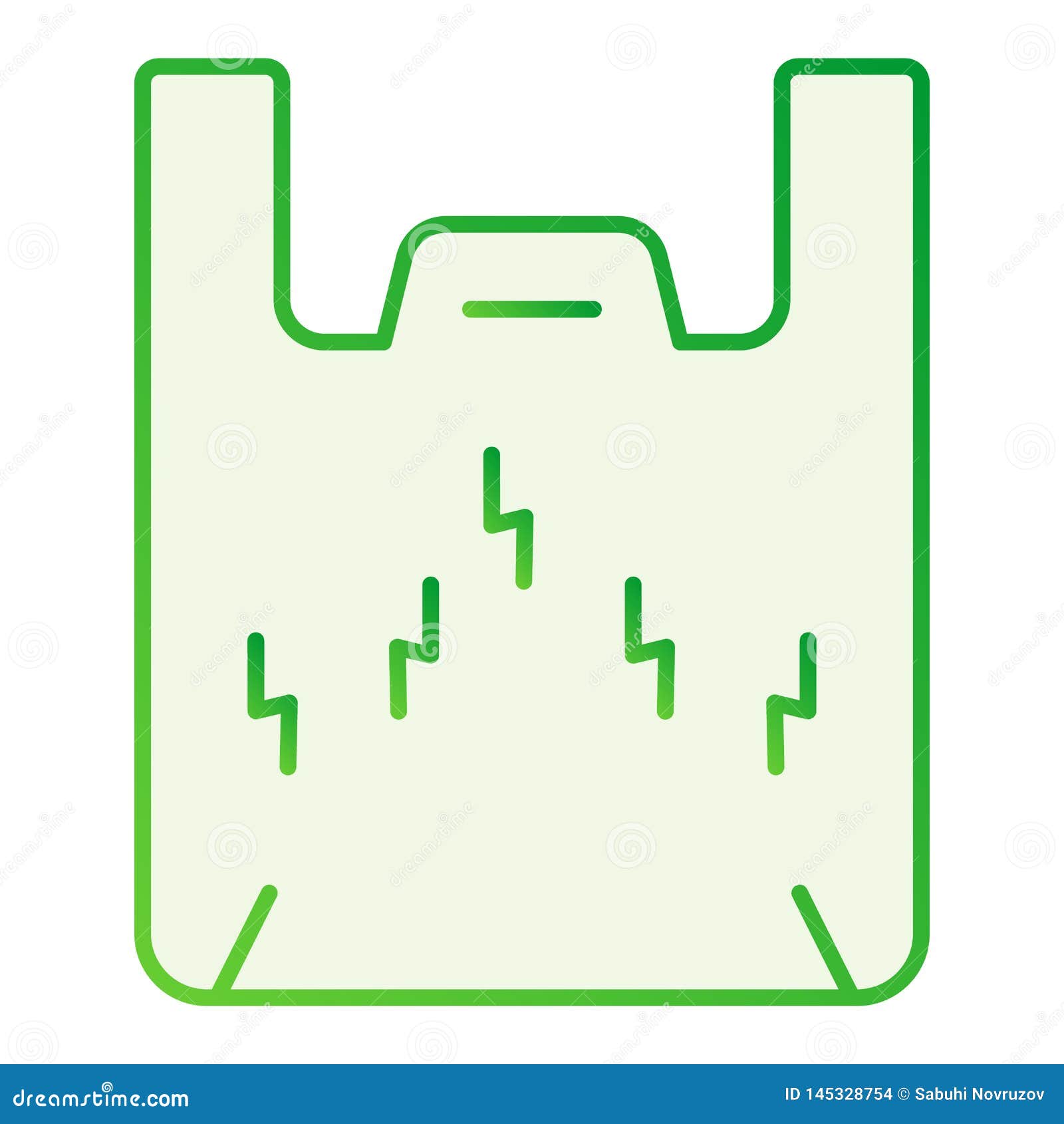 Plastic Packet Flat Icon. Plastic Bag Gray Icons in Trendy Flat Style ...