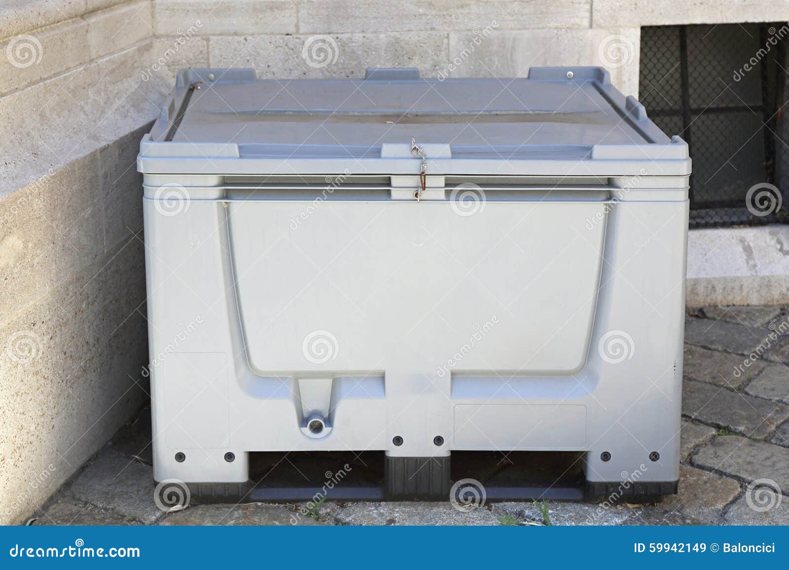 Plastic Pallet Box stock image. Image of container, logistics - 59942149