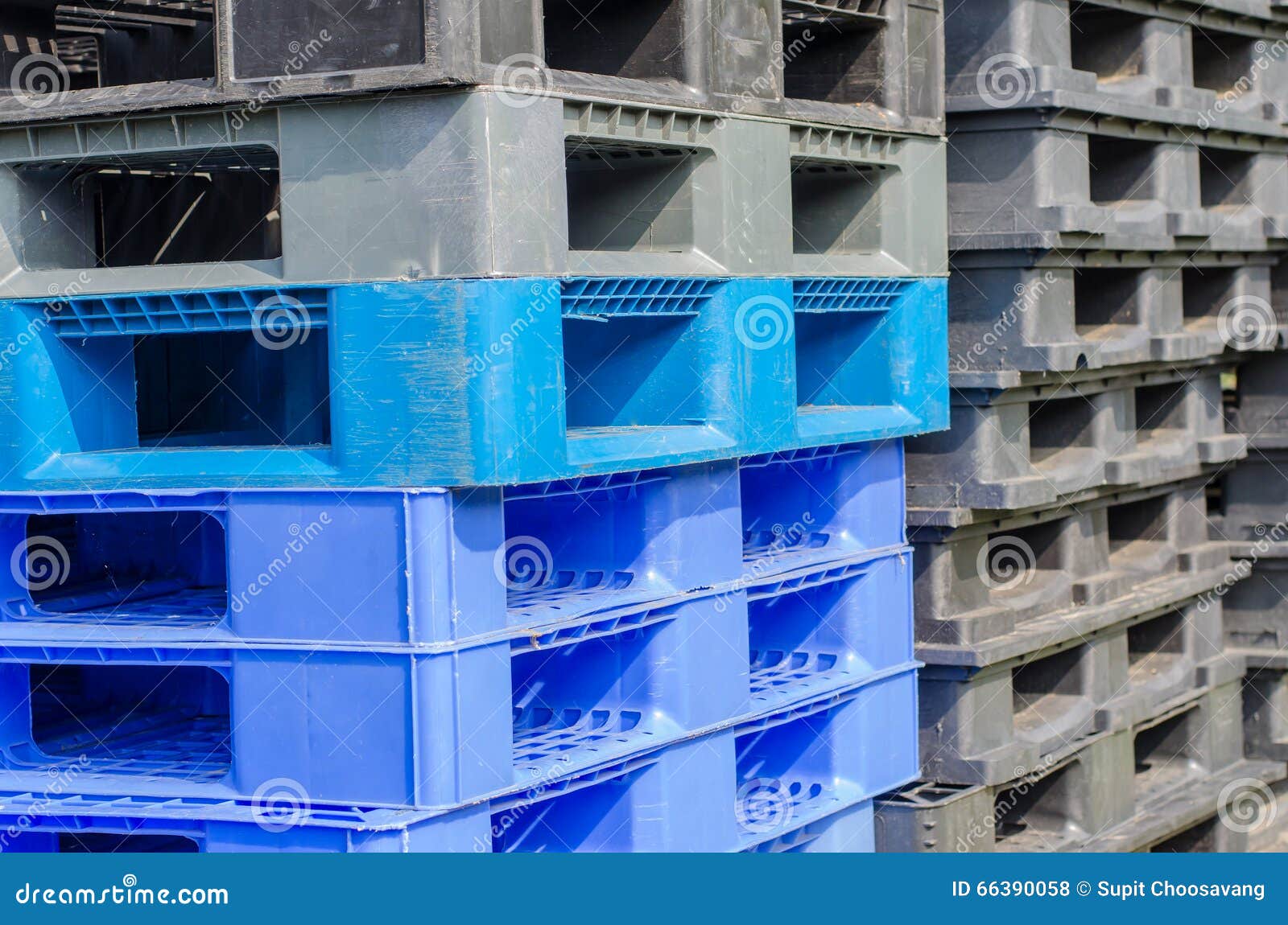 Plastic pallet overlap stock photo. Image of abstract - 66390058
