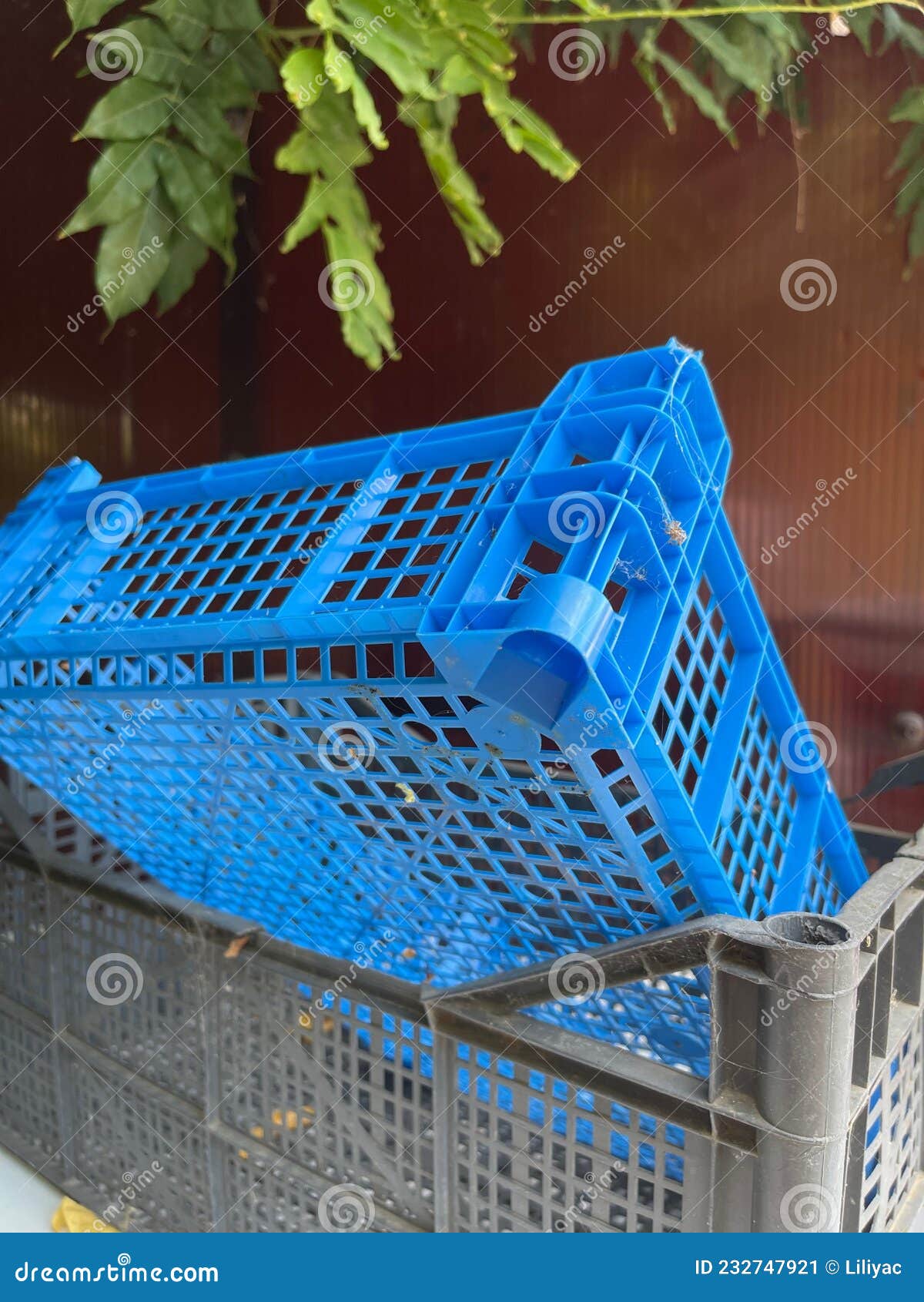 Plastic Pallets. Container for Goods Stock Image - Image of garbage ...