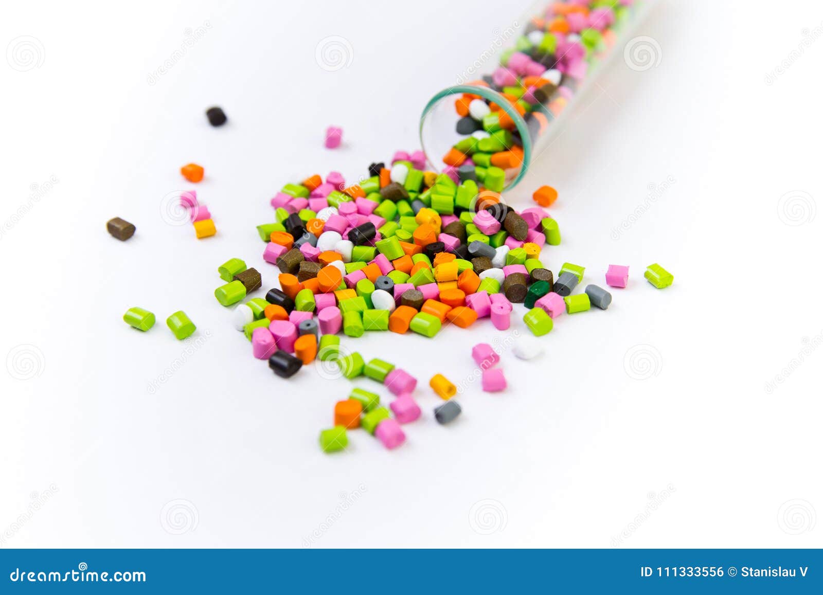 Plastic Pallets .Multicolored Plastic Granules. Plastic Raw Materials ...